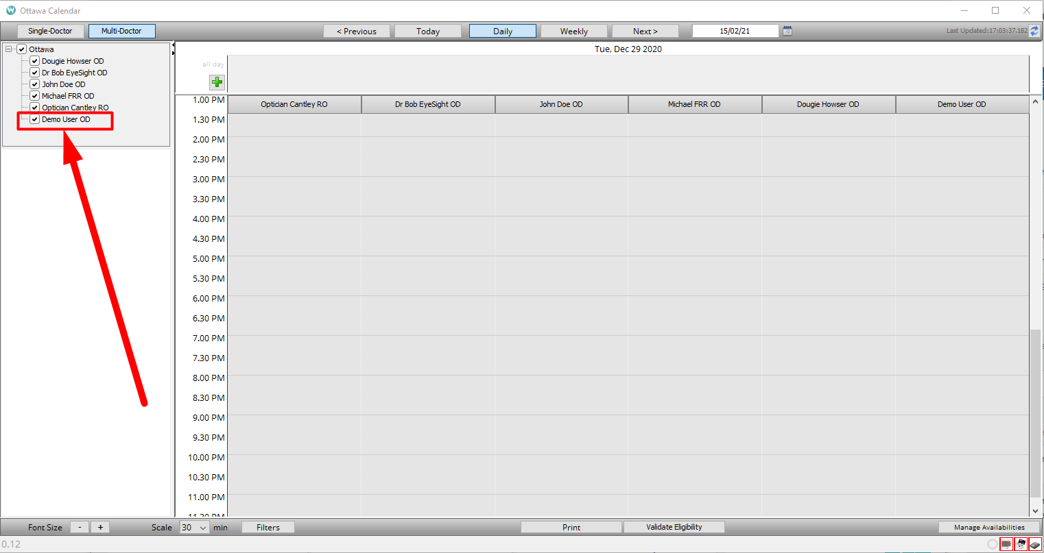 Set up an ECP User Profile and make them appear in your Calendar – WINK