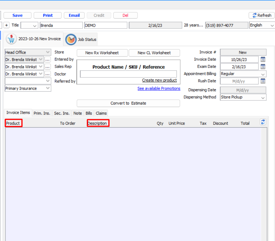 WINK Question: "Invoice Description" vs "Display to Customer As" – WINK