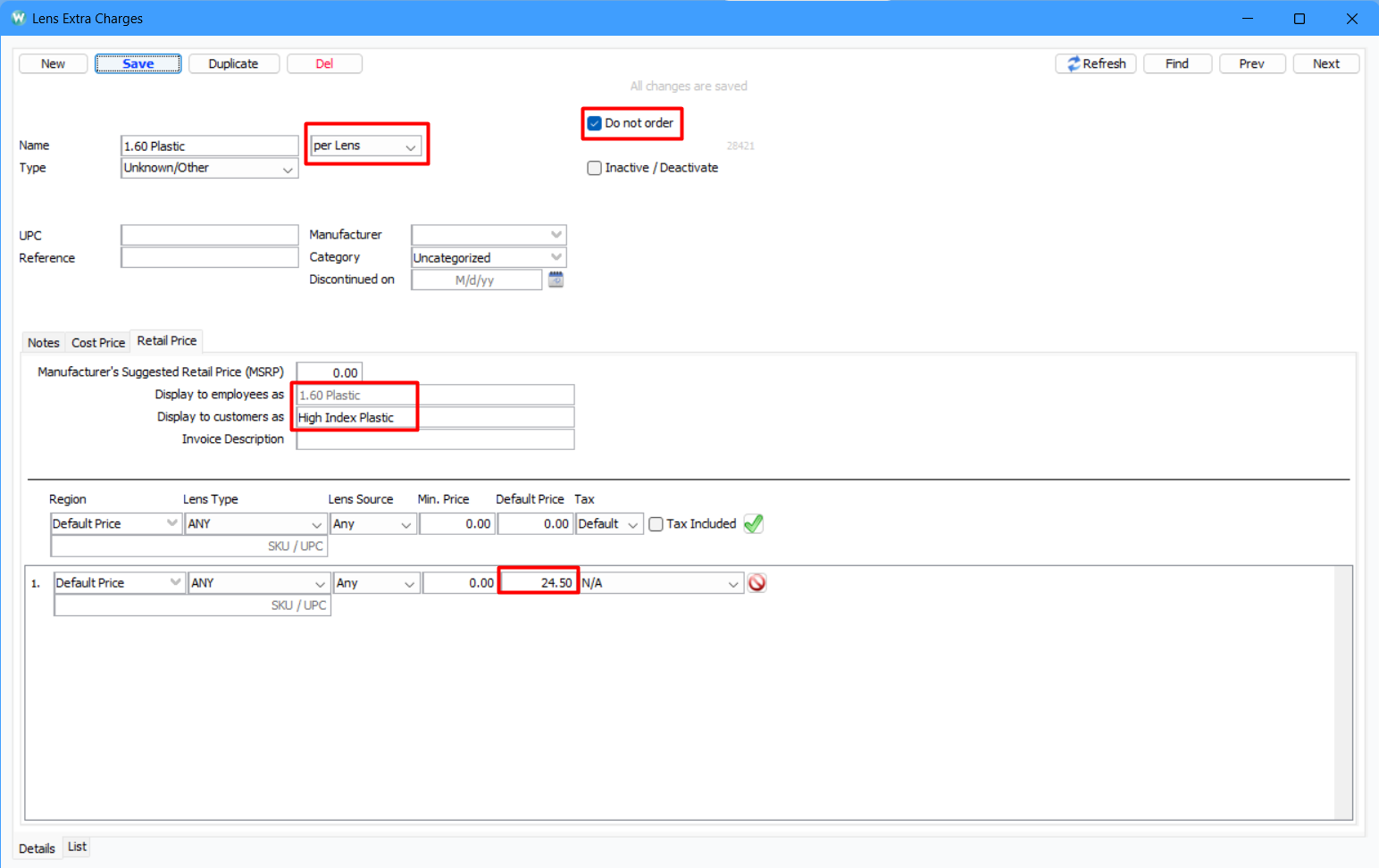 Lens Catalogue: Materials, Coatings, Designs, Extra Charges – WINK