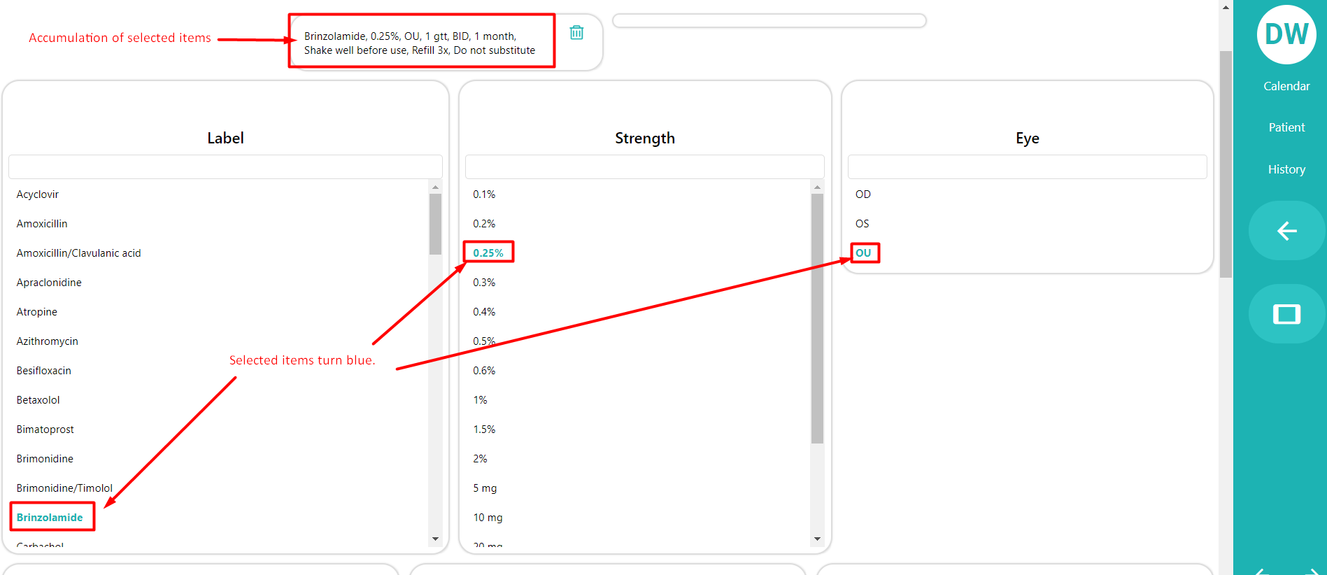 EMR - Prescribing Medication – WINK