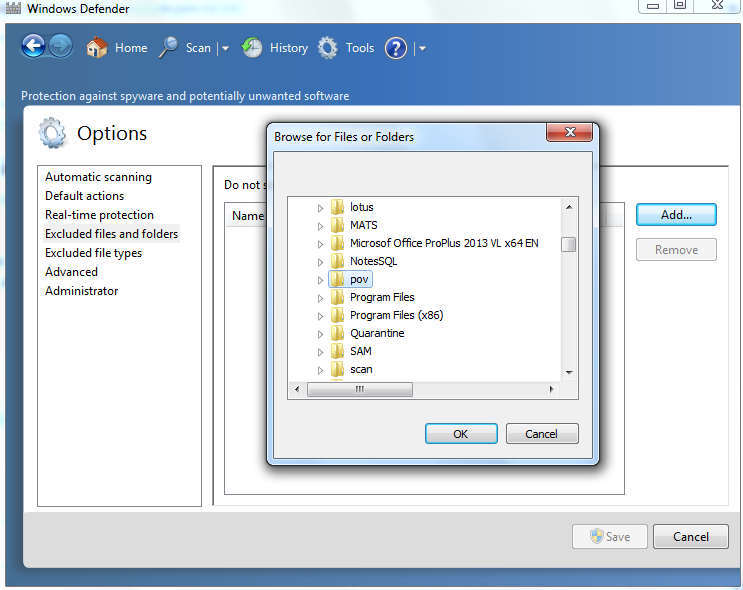 WINK Performance Issues: Configuring Windows Defender Antivirus ...