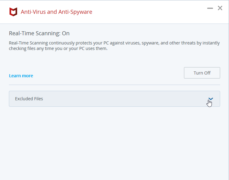 WINK Performance Issues: Configuring McAfee LiveSafe – WINK
