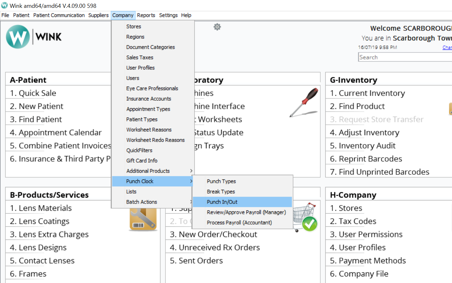 Punch Clock - How to punch in and out – WINK