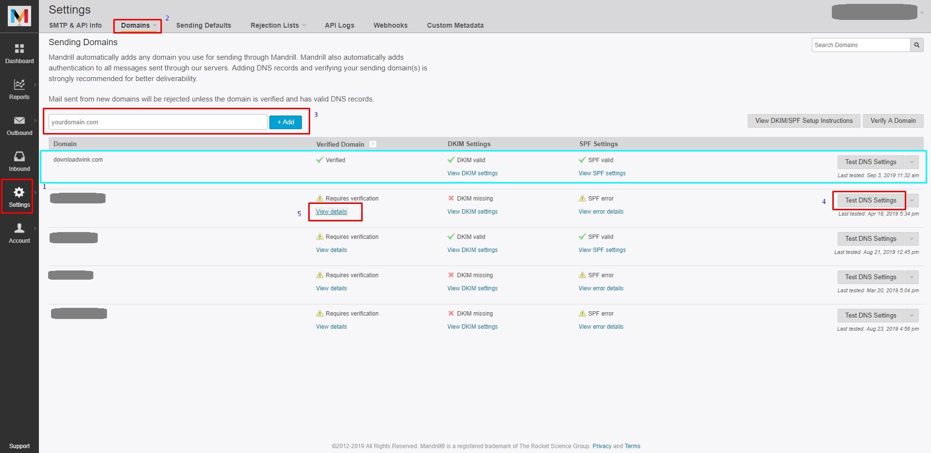 Mandrill Integration: Pre-requisites and Mandrill Configuration – WINK