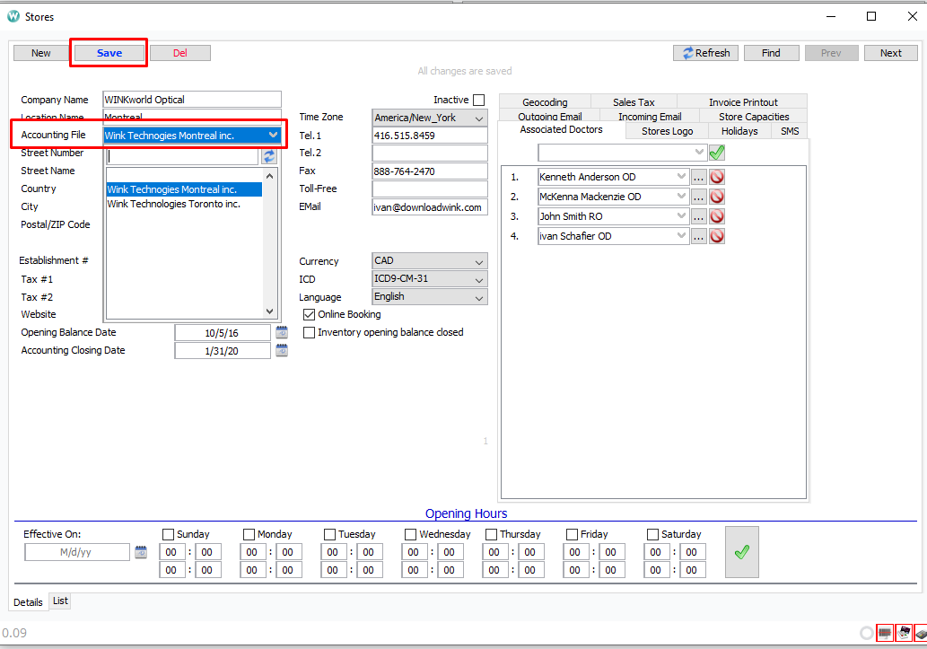 How to setup and use the WINK Accounting Module – WINK