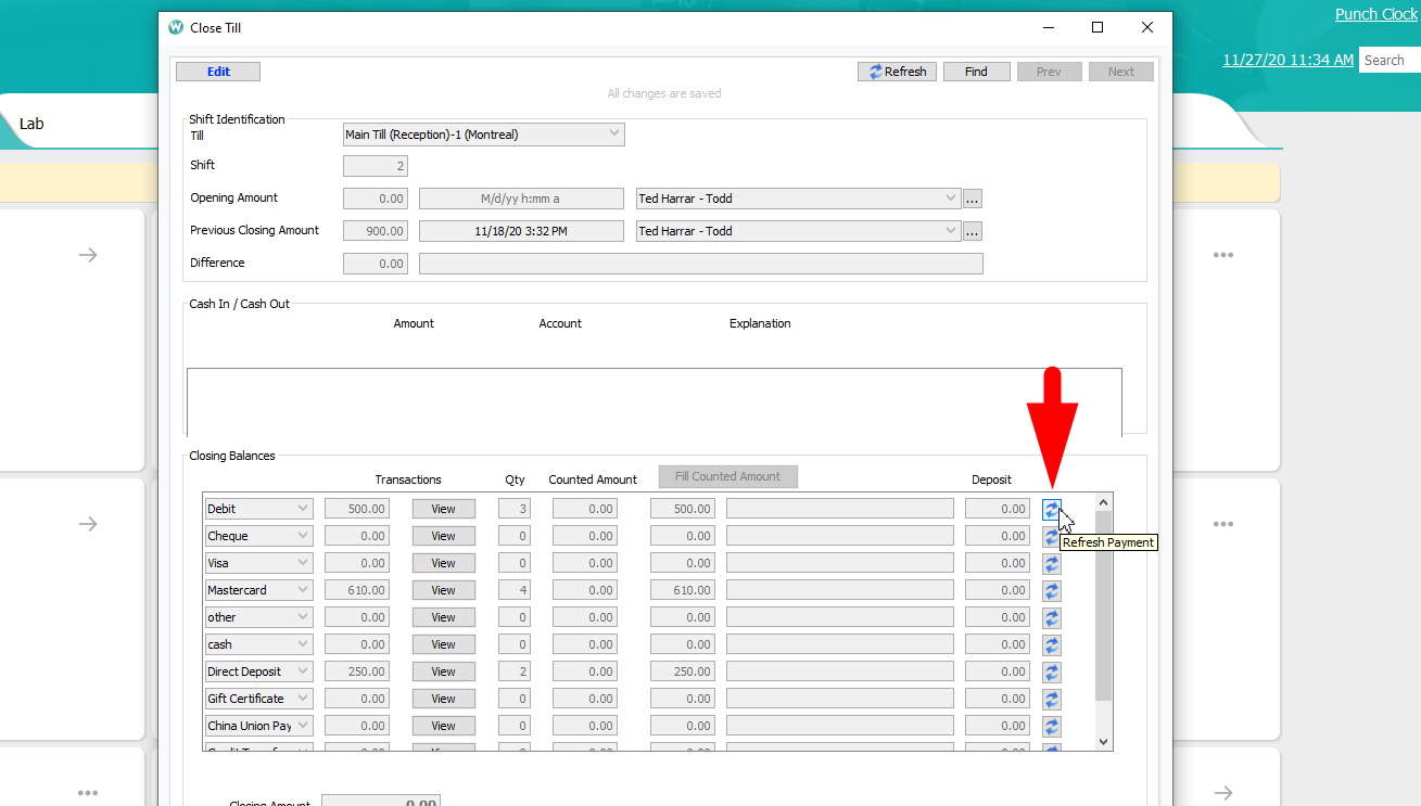 End of Day: Closing your Till – WINK