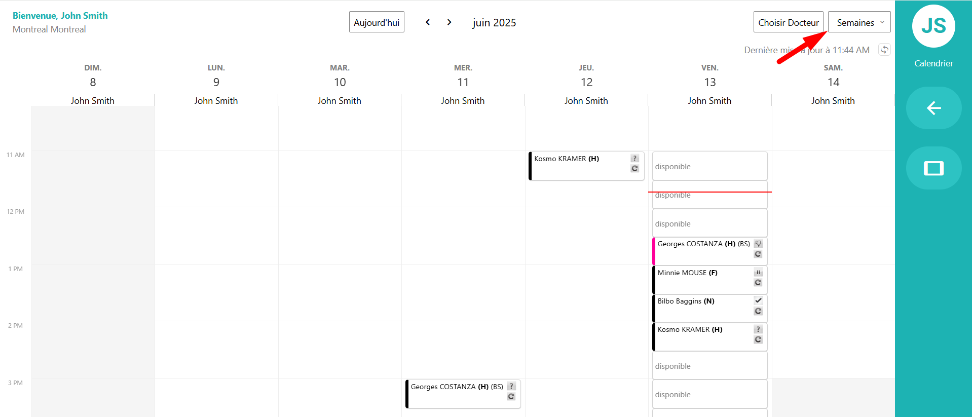 WINKemr - Comment utiliser le Calendrier et la section des Pré-tests – WINK