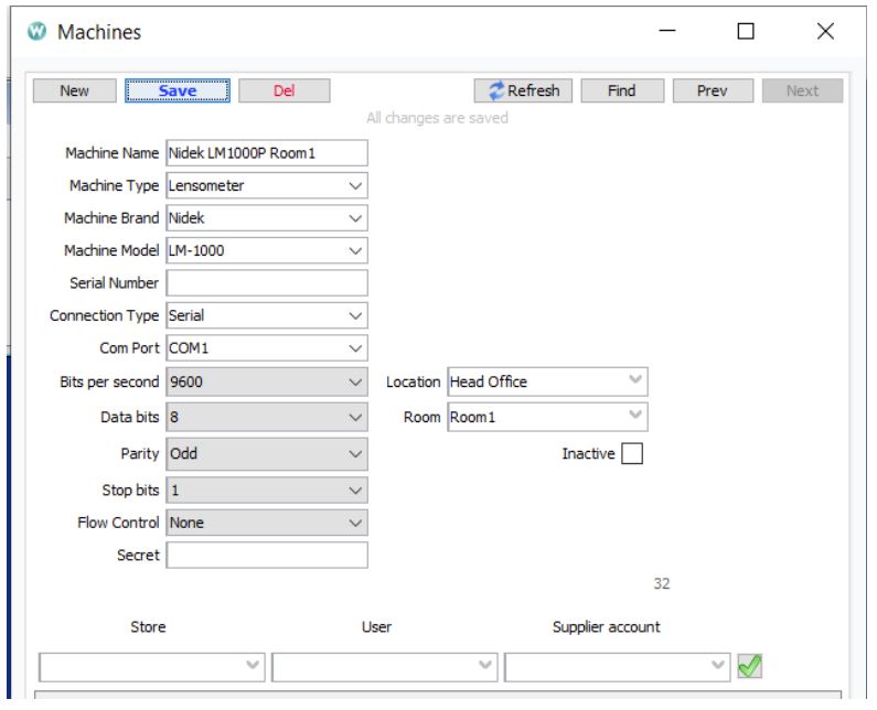 Nidek Serial LM-1000, LM-1000P and LM-1200 - WINK Machine Integration ...